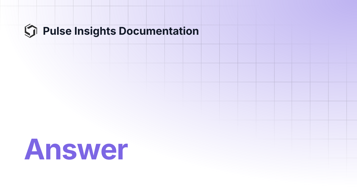 Answer Pulse Insights Documentation